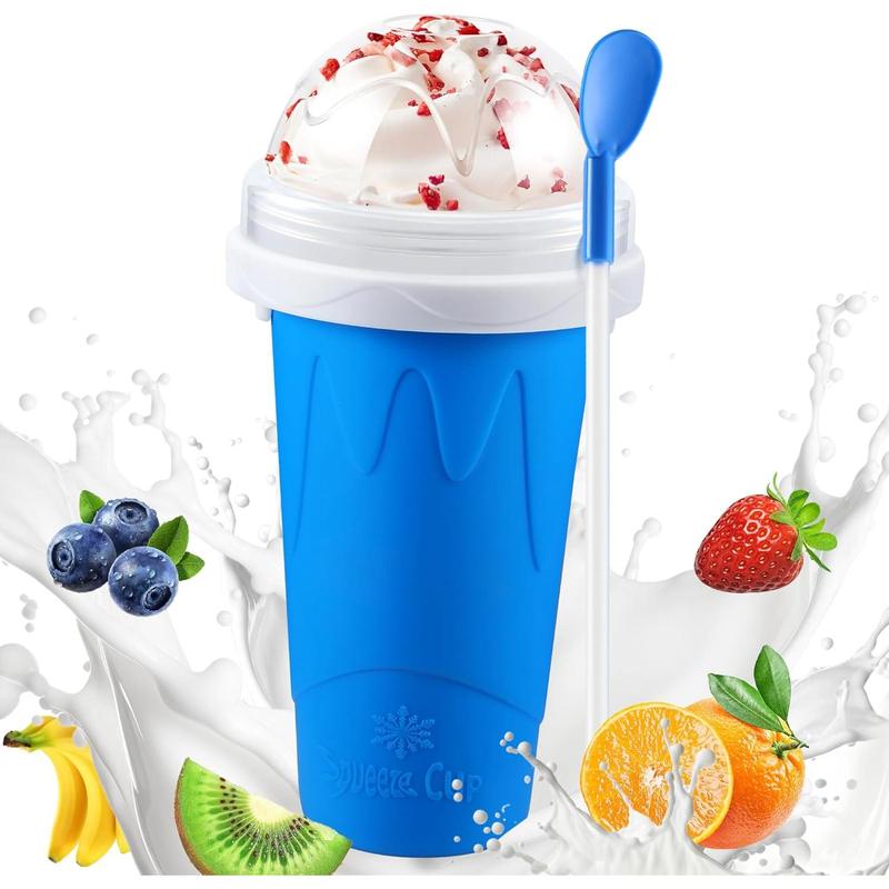 Slushie Maker Cup, DIY Magic Squeeze Slushy Cups, Portable Frozen ...