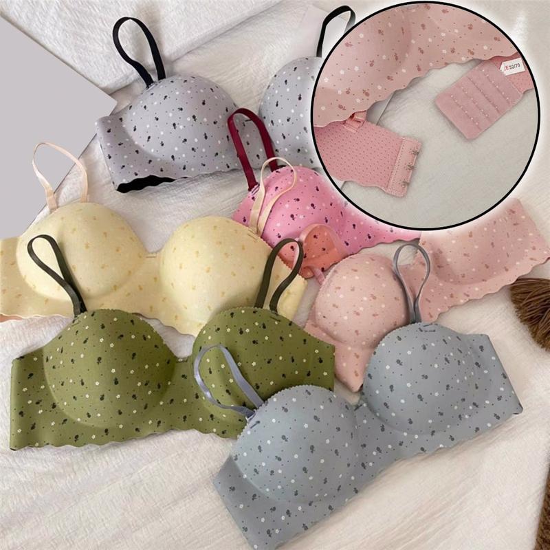 No Steel Rings Bra Thin Cup Seamless Bralette Push Up Breathable ...