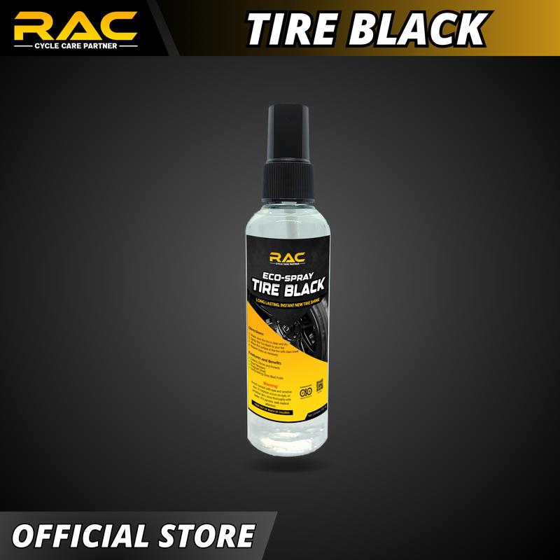 RAC Tire Black 100ML Bike/Motorcycle/Car - TikTok Shop Philippines