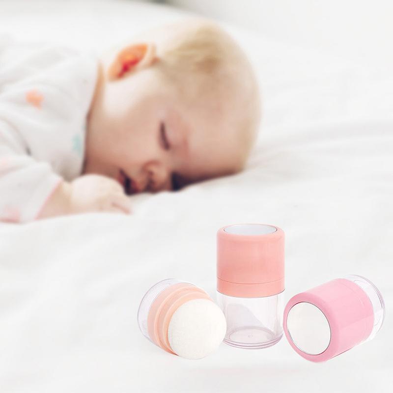 1/2 Pcs Children's Cute Baby Empty Puff Box Talcum Powder Prickly ...