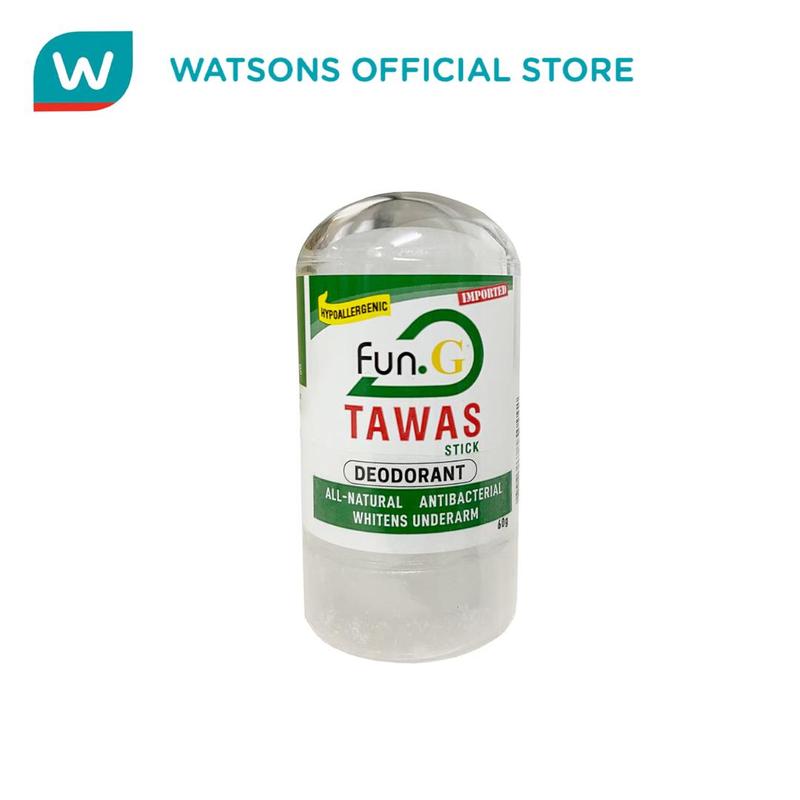 FUN G Tawas Stick All -Natural Antibacterial Whitens Underar - TikTok ...