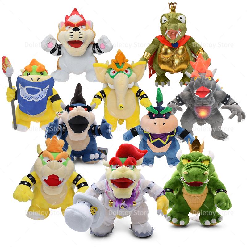 16 Styles Mario Bros Plush Wonder Bowser Jr Meowser King K.Rool ...
