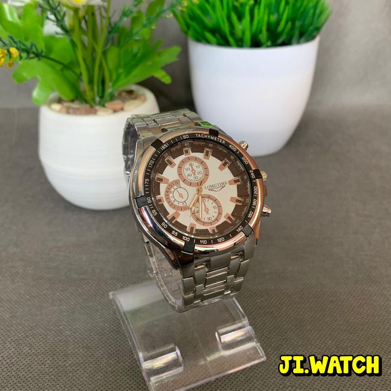 COD Jam Tangan Pria Longtime L6 Original Rantai Stainless Steel - Shop ...