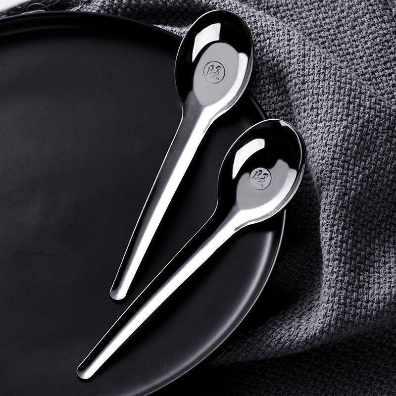 7.0 Extra Thick Flat-Bottom Spoon Household Rice Spoon Thick Spoon ...