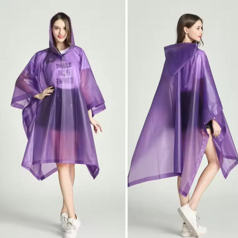 Reusable EVA Raincoat Cape Raincoat for Adult Unisex Lightweight ...