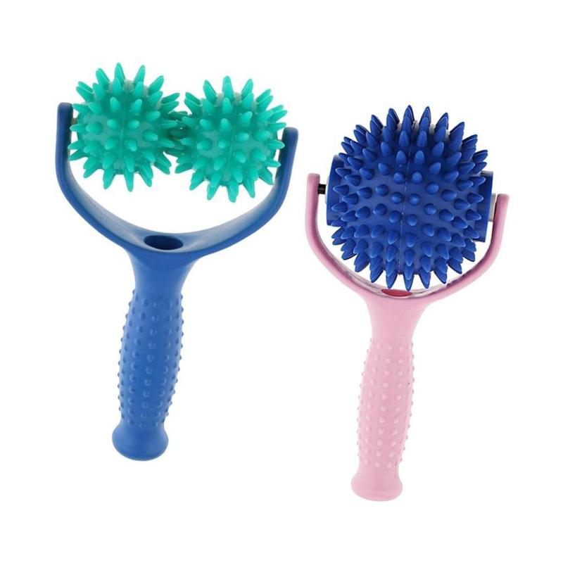 2Pcs Handheld Spiky Massage Balls Rollers Compact for Legs Full ...