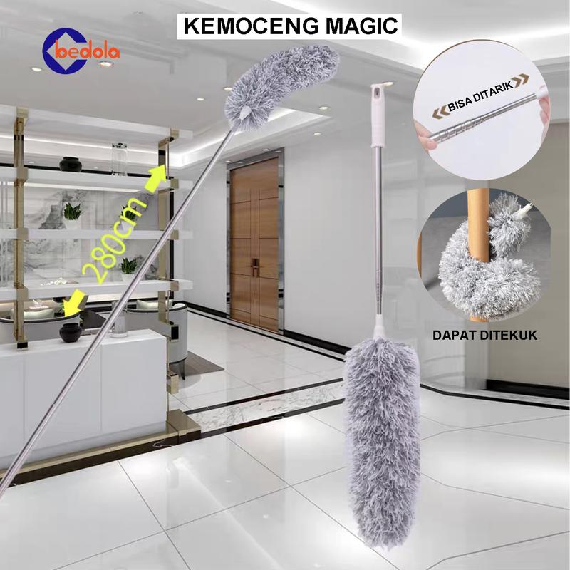 Bedola kemoceng microfiber 280 cm tarik tekuk panjang alat bersihkan ...