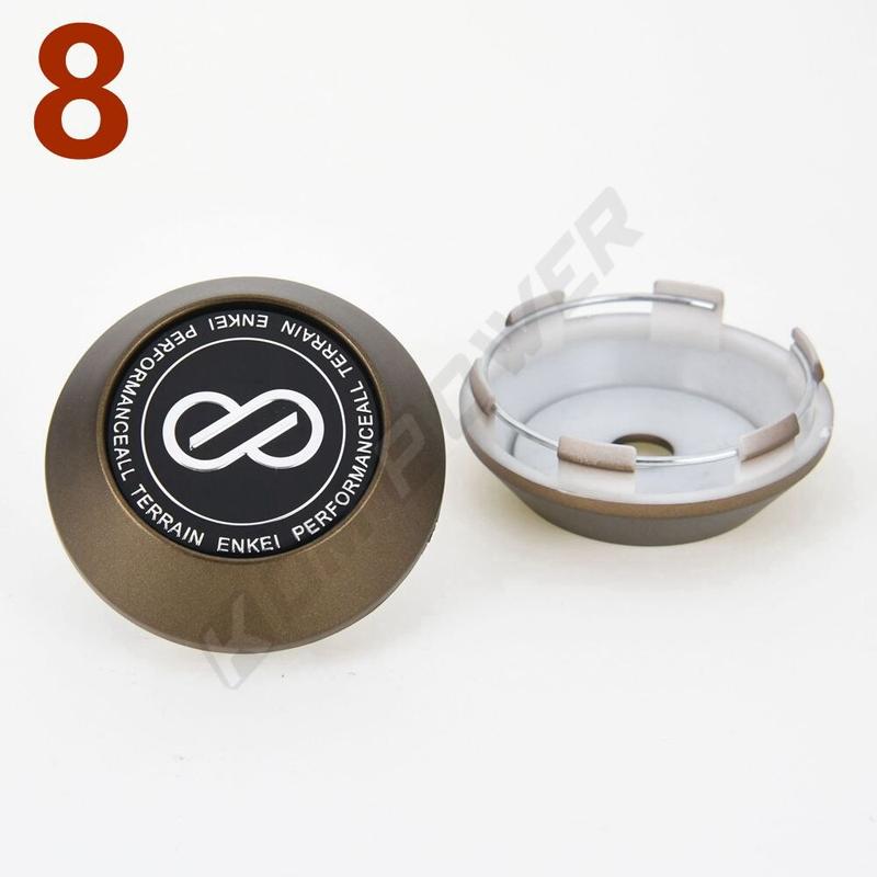 Car 4PCS OD 68MM / ID 62MM Bronze Sport Rim Cap ADVAN ENKEI SSR ...