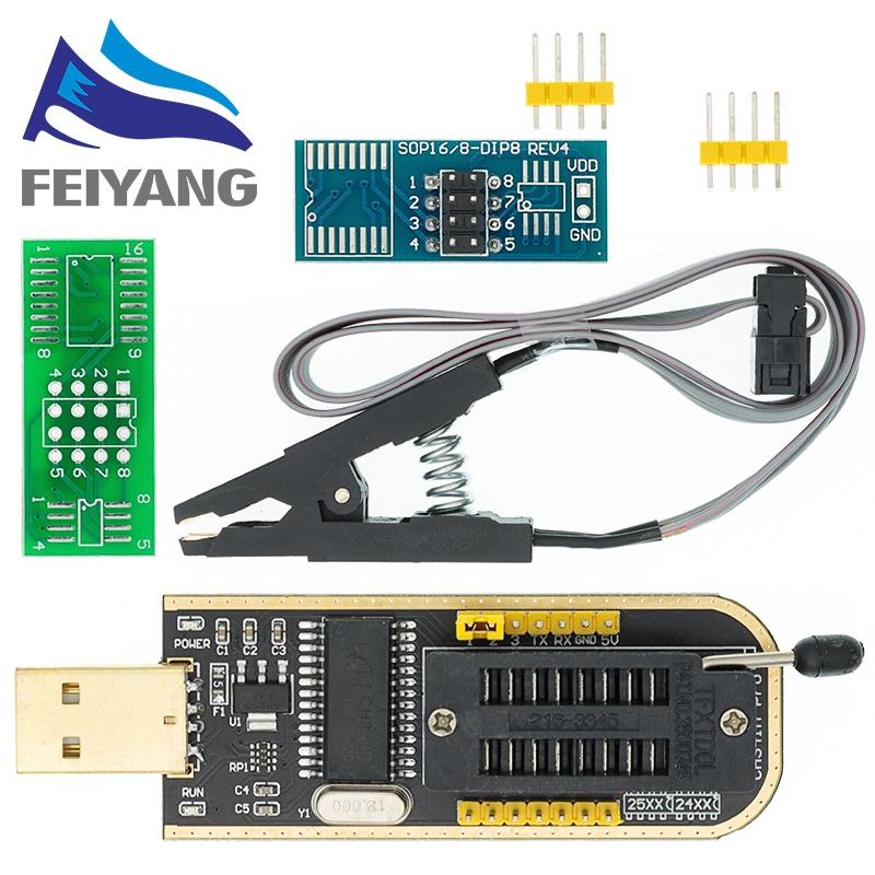 Ch341A 24 25 Modul Penterjemah USB BIOS Denyar EEPROM Bersiri, - TikTok Shop Malaysia