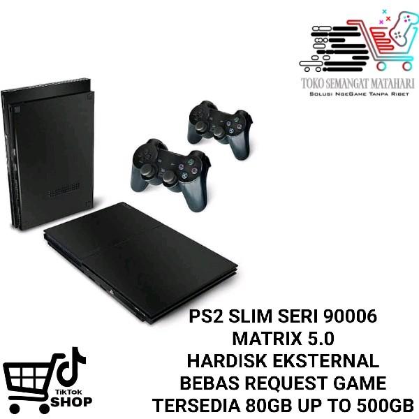 Ps2 Slim Seri 90006 Garansi 1 tahun full sparepart - Shop | Tokopedia