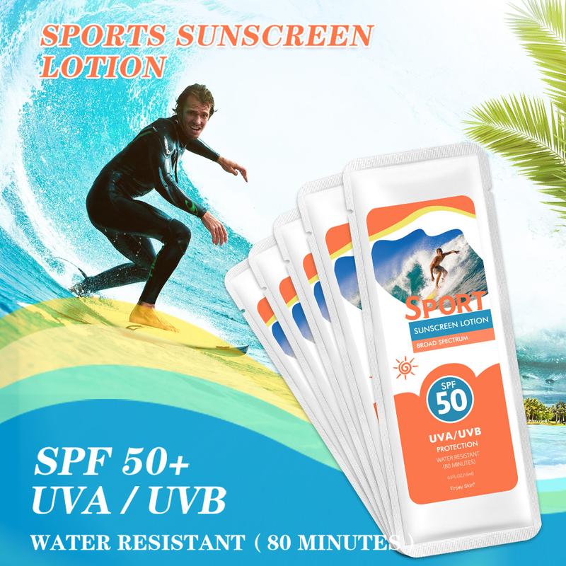 Waterproof Sports Mineral Sunscreen Portable Disposable Bag Face ...
