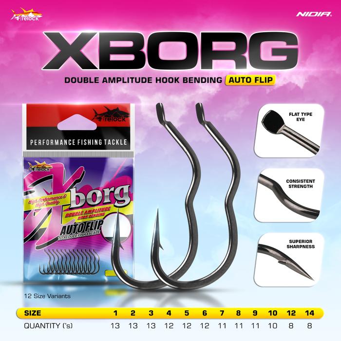 Promo Kail Pancing Otomatis Flip Hook - Firelock XBORG Kail Pancing ...