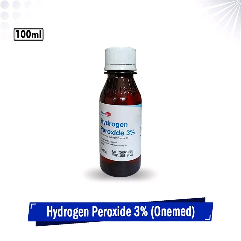 H2O2 Hydrogen Peroxide 100ml Onemed - Shop | Tokopedia