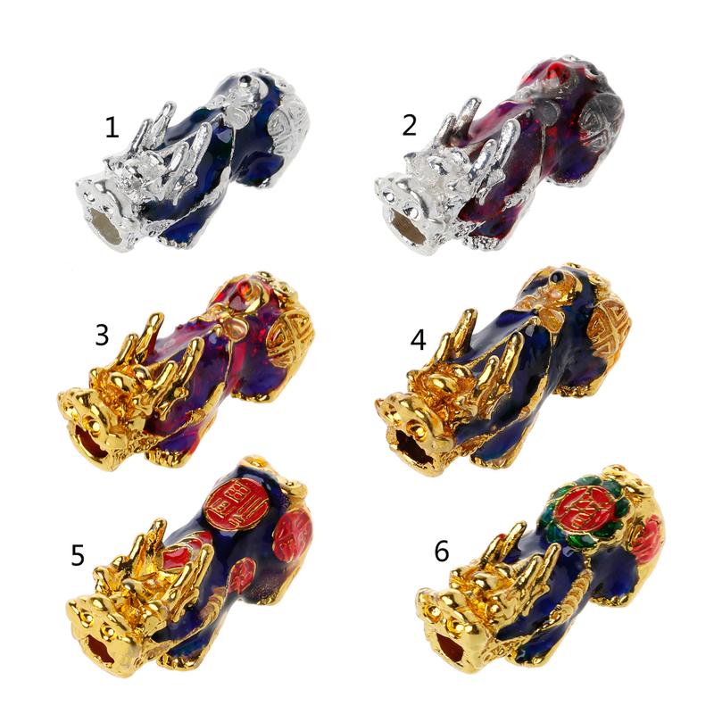 Chinese Pixiu Spacer Bead 3D Metal Chinese Fengshui Lucky Bead - TikTok ...