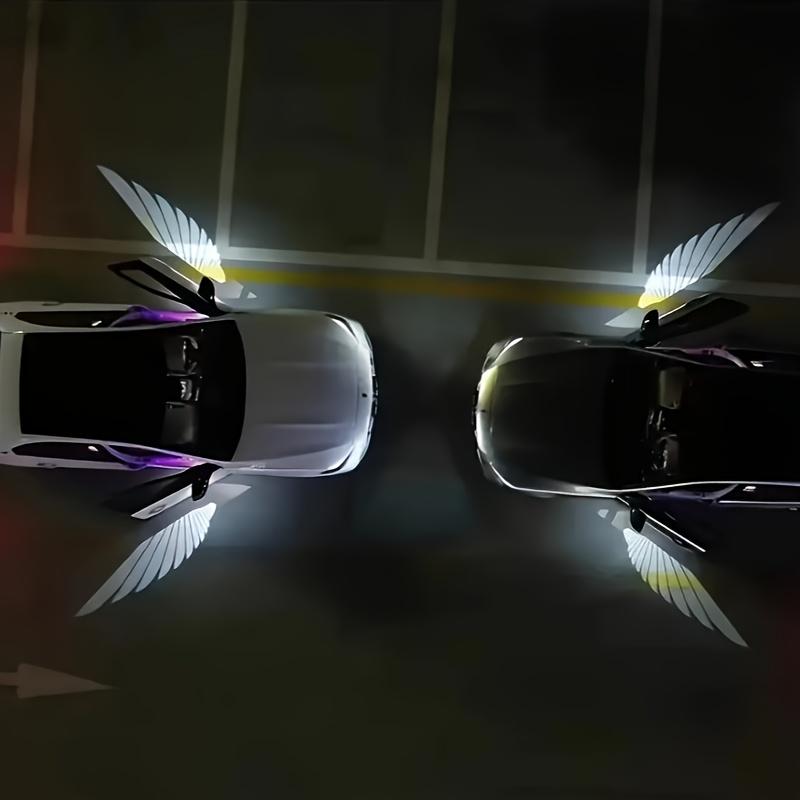 Wireless Angel Wings Car Door Projection Light - High Definition ...