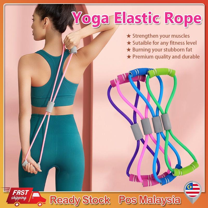 【Ready Stock】Yoga Elastic 8 Shape Rope Band Pulling Rope Chest - TikTok ...