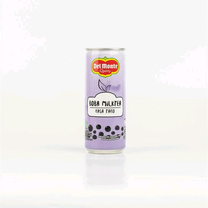 DEL MONTE BOBA MILK TEA TARO 240 ML - Shop | Tokopedia