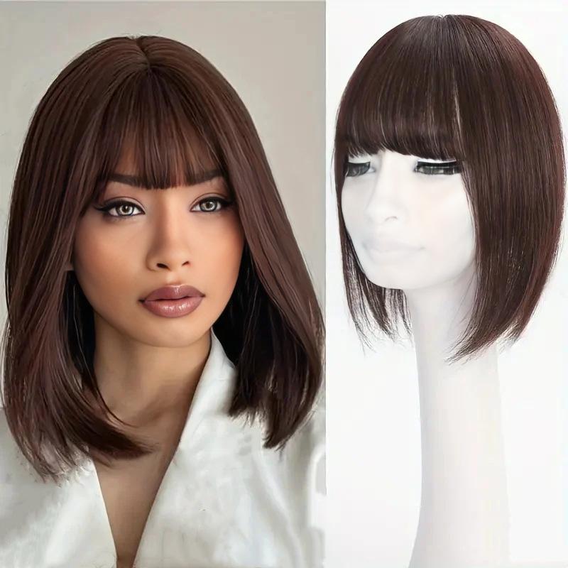 Wig Female Head Hair Supplementing Piece Fluffy Wig Set Increase ...