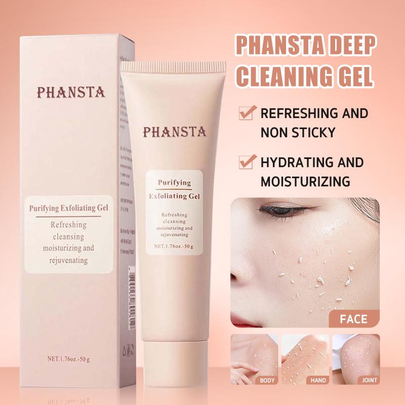 PHANSTA 50g Brightening Exfoliating Gel Pure Nature Deep Cleansing ...
