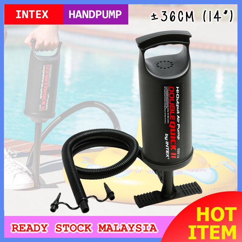 INTEX 68614 Double Quick II Hand Pump Manual Hand Air Pump Inflate - TikTok Shop Malaysia
