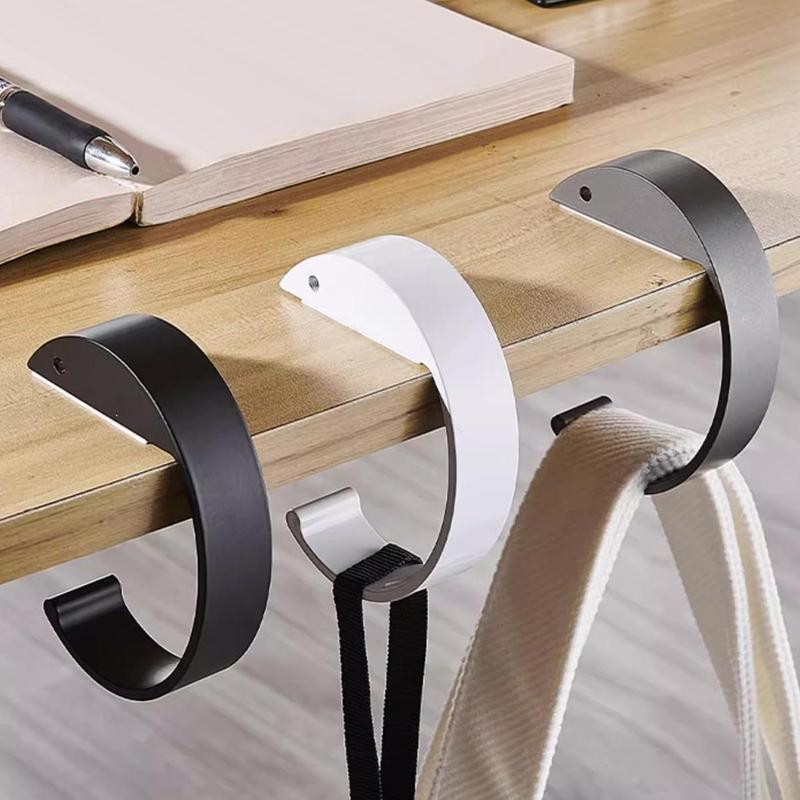 Purse Hook for Table Pcs C-Style Aluminum Alloy Bag Hanger Desk ...