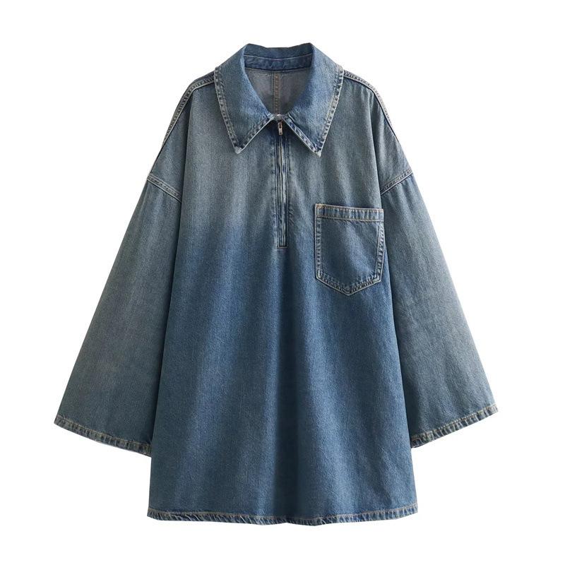 Pakaian Denim, Longgar Mudah, Serba guna, Pakaian Wanita Musim - TikTok ...