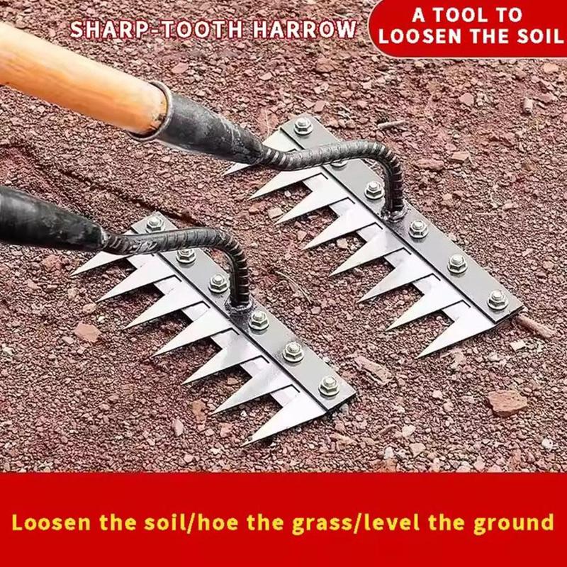 Weeding Rake Agricultural Tools Digging Loosening Soil Rakes - TikTok ...