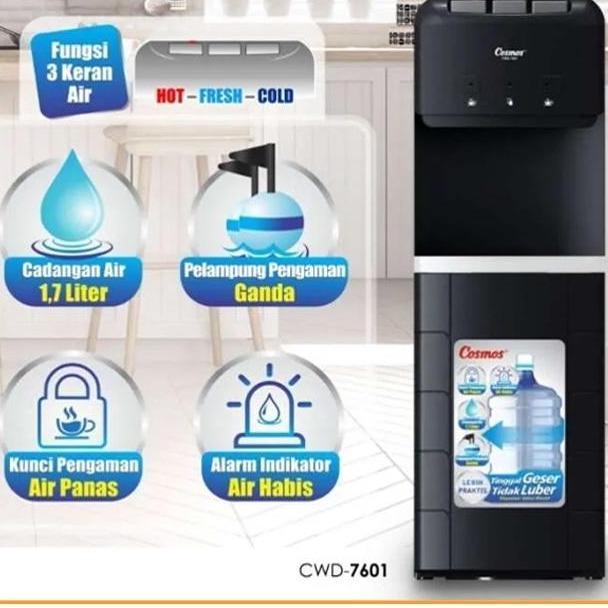 Cosmos Dispenser Galon Bawah 3 Kran CWD-7601 CWD7601 CWD 7601 - Shop ...