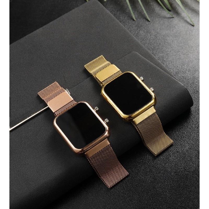 Zihang - Gelang jam tangan magnet digital, skrin magnet, keluli ...