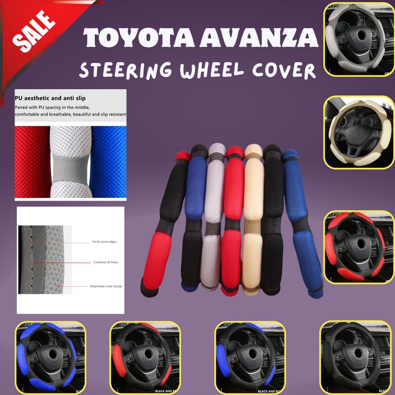 TOYOTA AVANZA Car Steering Wheel Cover Anti-Slip Sandwich Sport ...