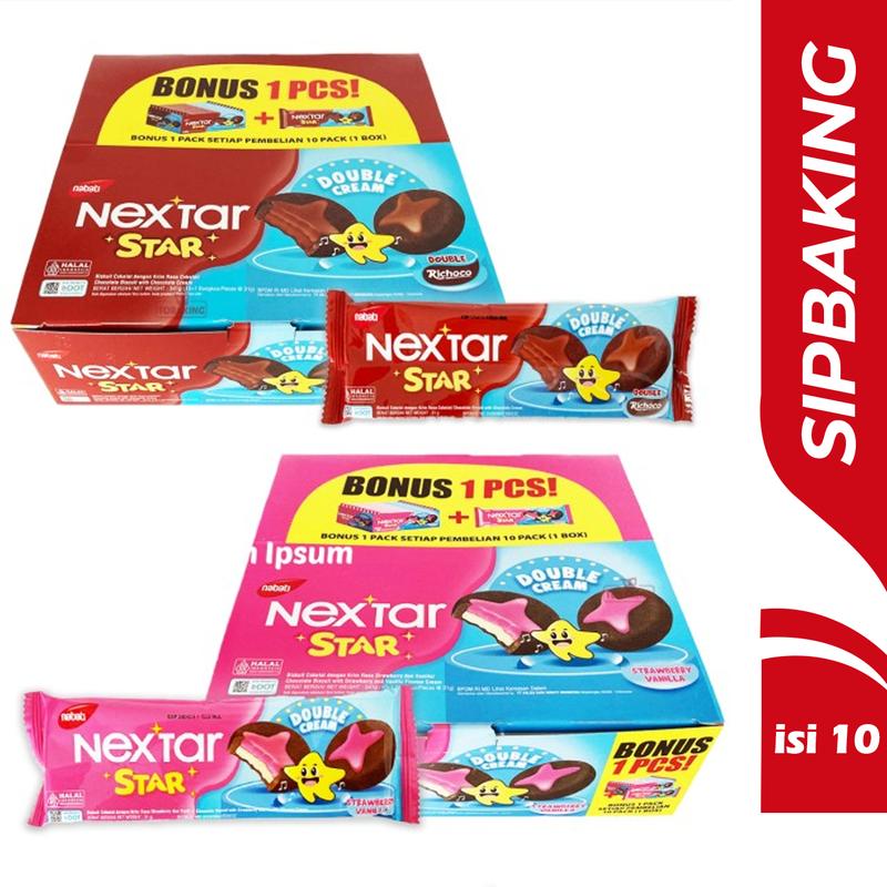 Nextar Star Chocolate Strawberry Box isi 10 - Shop | Tokopedia