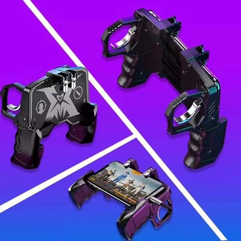 K21 Gamepad PUBG COD Mobile Controller L1R1 Joystick For iPhone ...