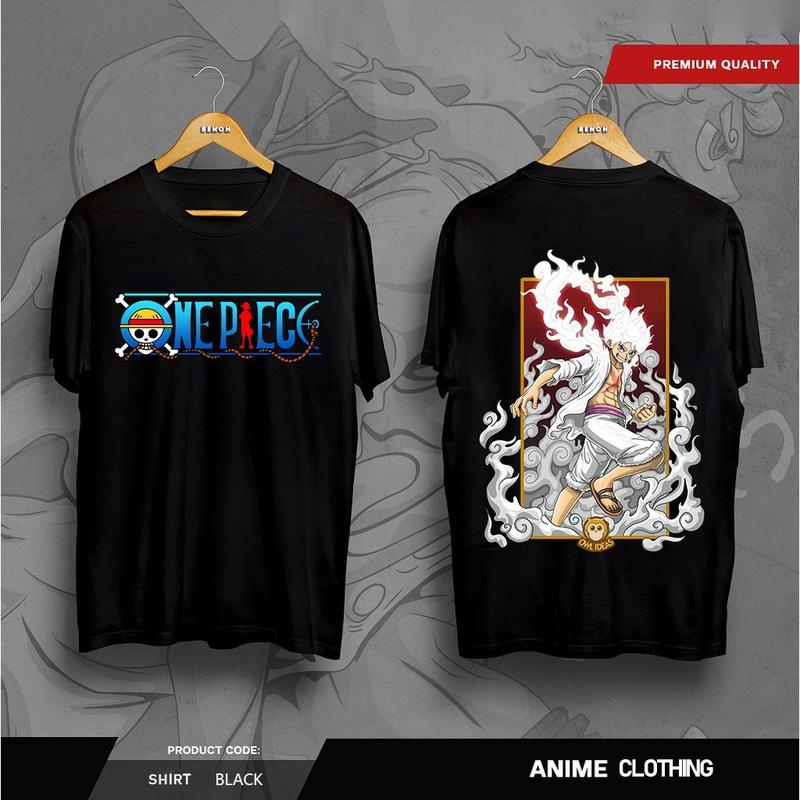 [COD]Japanese anime One Piece Luffy Oversized T Shirt For Men - TikTok ...