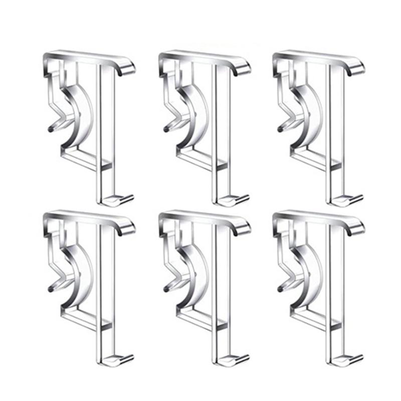 Valance Clips 2 Inch Arc-Shaped Window Valance Clips Clear Plastic ...
