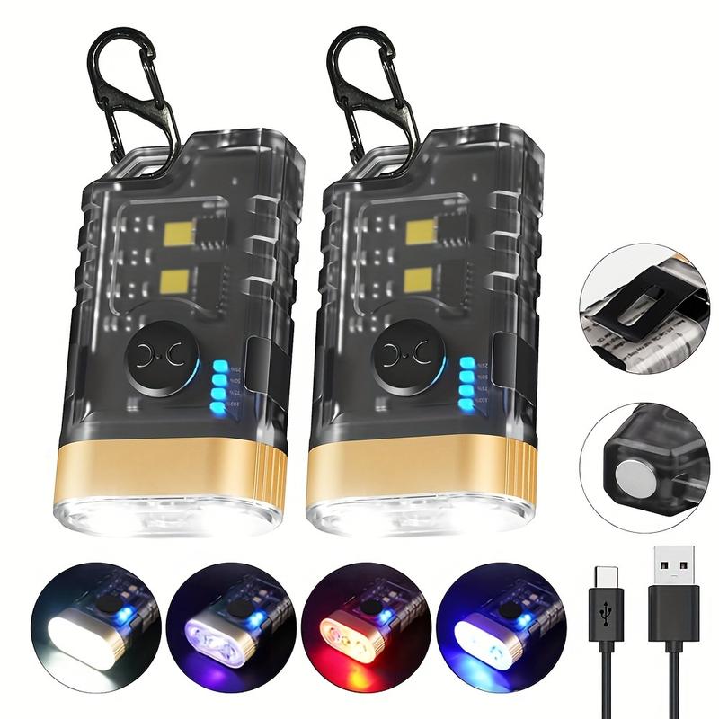 Mini Led Flashlights With 365nm UV Black Light USB Rechargeable ...