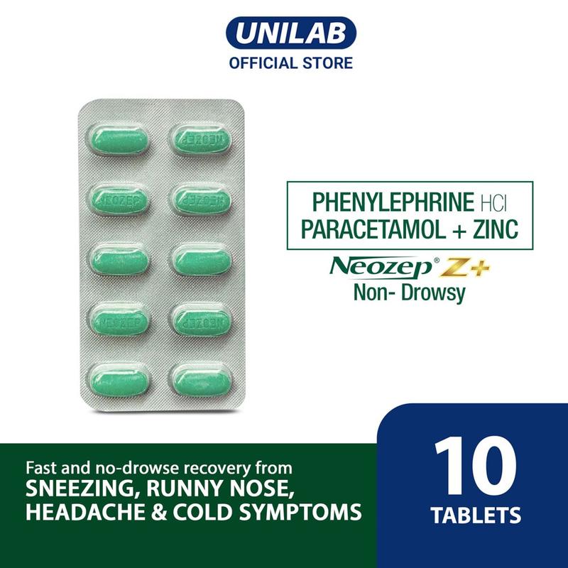 Low-price promotion Unilab Neozep Z+ Non-Drowsy 10 Tablets - - TikTok ...