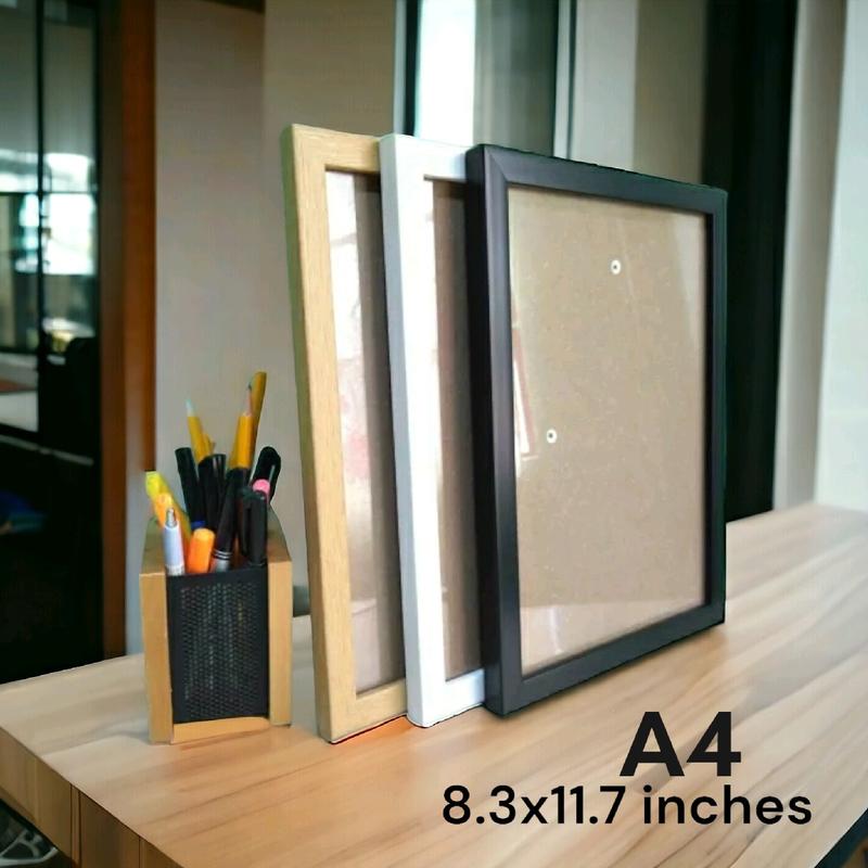 GLASS PICTURE FRAME ( HIGH QUALITY ) | FRAME SIZE : A4 ( 8.3 - TikTok Shop Philippines