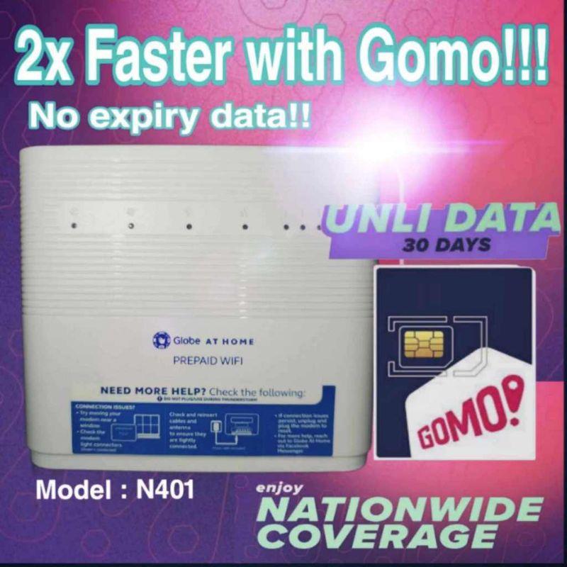 Globe at Home Prepaid wifi OT n401 with GOMO Simcard - TikTok Shop ...