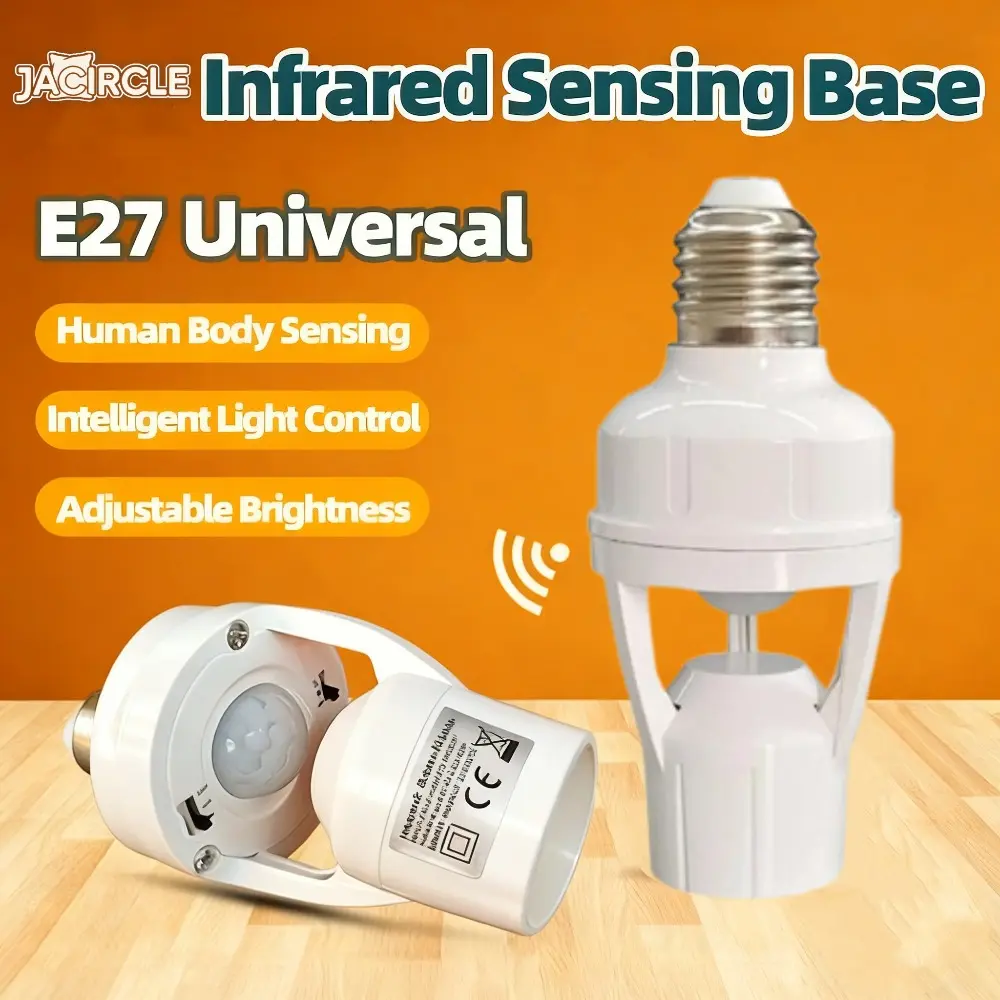 Fitting Lampu Sensor Gerak Bohlam Sensor Pir Sensor Fitting Lampu ...