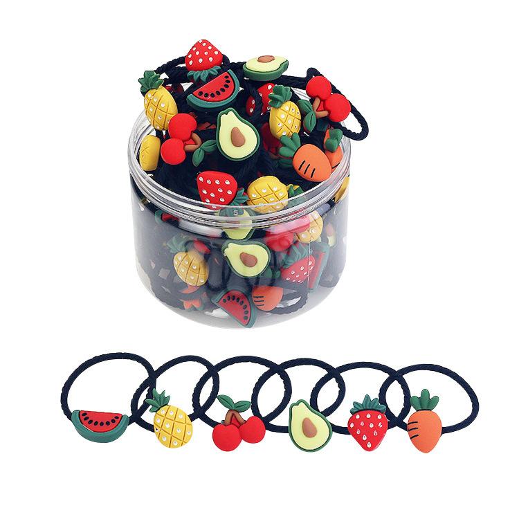 RB37-FREE BOX ISI 30 PCS IKAT RAMBUT ANAK MOTIF CARTOON LUC - Shop ...