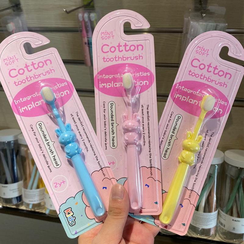 Little Rabbit Children's Thousand Bristle Toothbrush Cartoon - TikTok ...