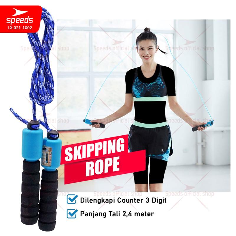 SPEEDS Skipping Rope Lompat Tali Jumping Rope Olahraga Jump Rope - Shop ...