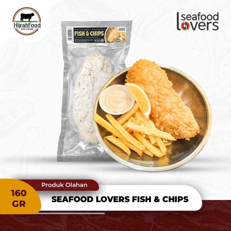 Seafood Lovers Ikan Dory Batter Coated Ala Fish & Chips Siap Masak 160 ...
