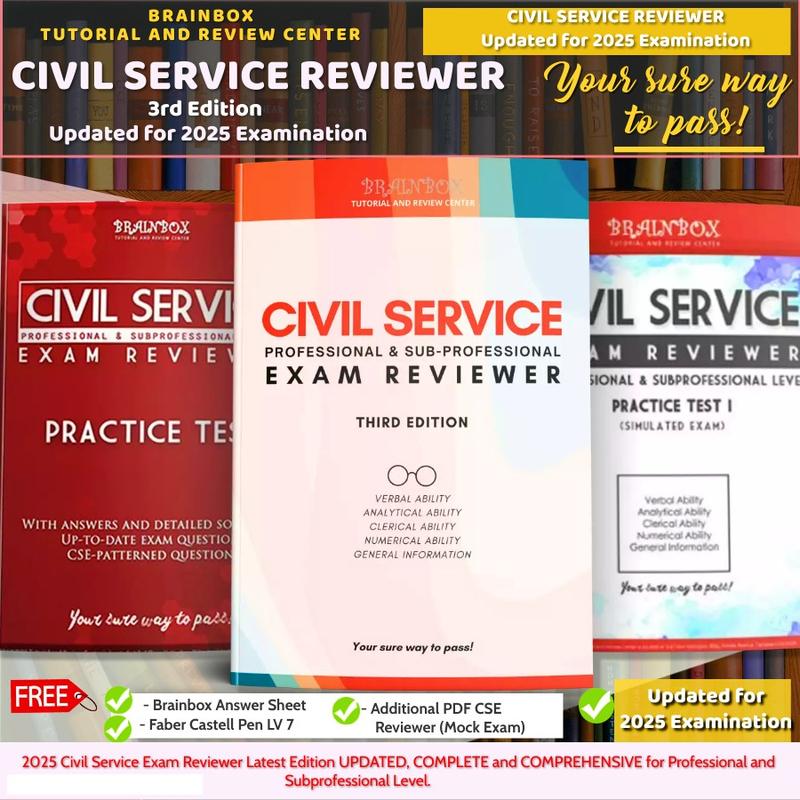 Brainbox Civil Service Exam Reviewer (Complete Set) Updated for ...