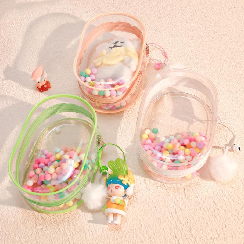 Beg Simpanan, Bahan PVC Lutsinar, Saiz 17cm, Sesuai untuk Anak - TikTok ...