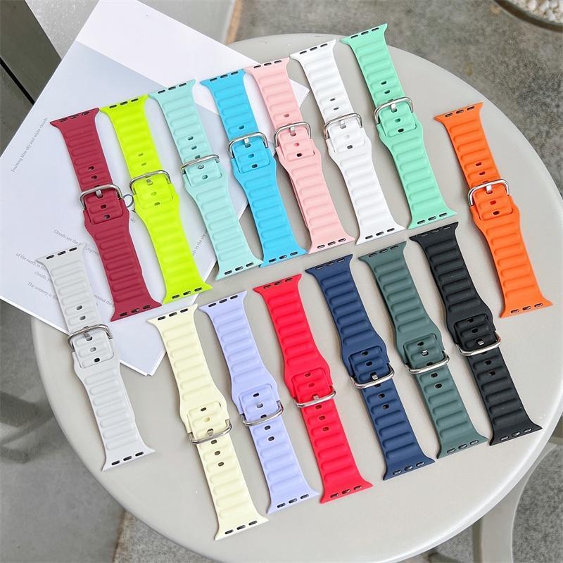 Tali silikon untuk jam tangan pintar Apple Watch, gaya sukan - TikTok ...