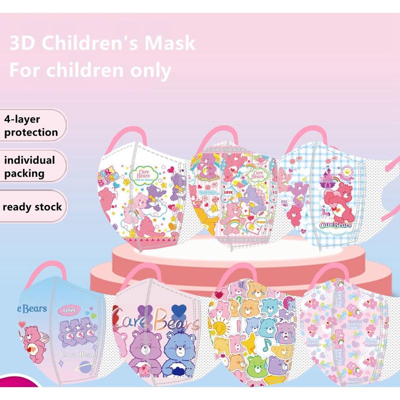 50pcs 3D Children's face mask Student Mask Printed Cartoon Pattern 3 ...
