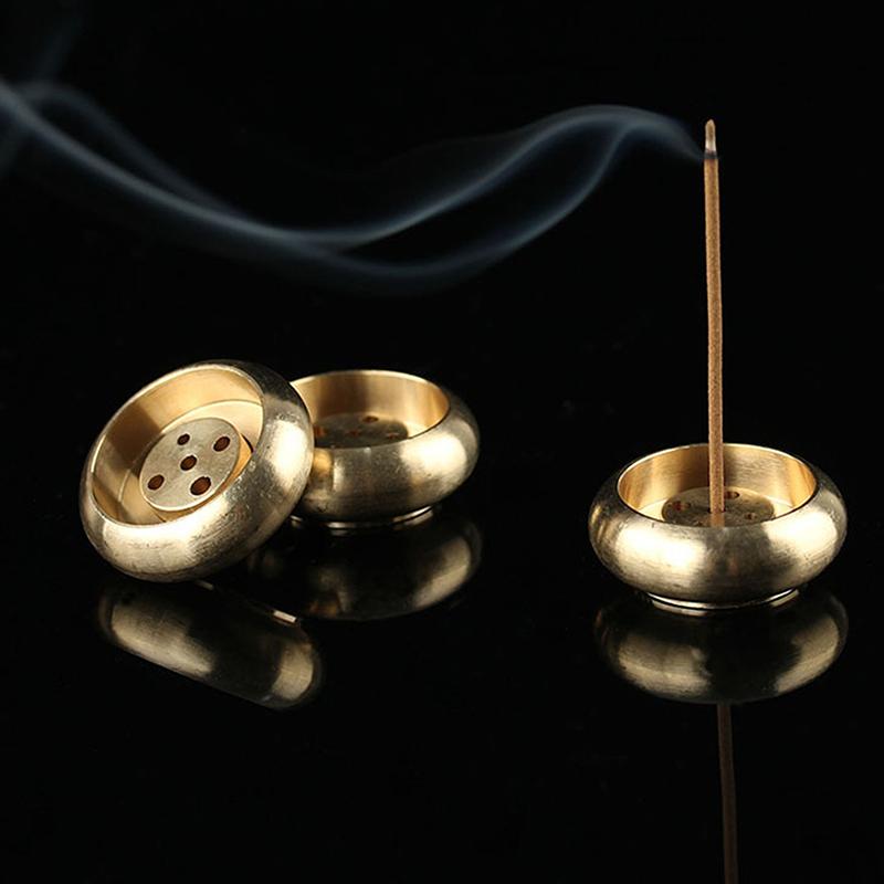 [XKQ]1pcs High Quality 5 Holes Mini Brass Incense Incense Sticks ...
