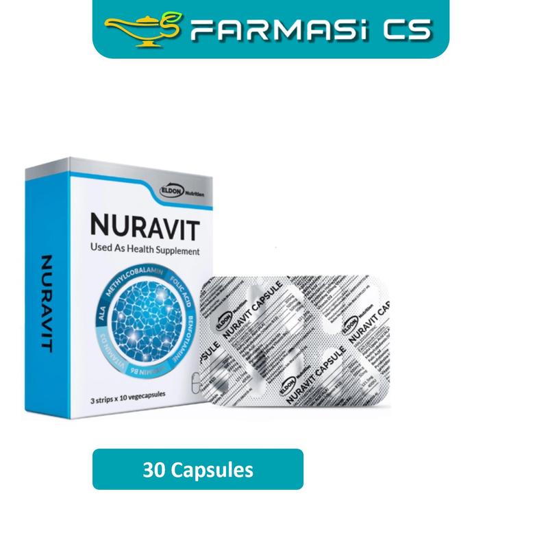Eldon Nuravit 3 Strips x 10 Vegecapsules EXP:11/2026 [ Farmasi CS ...