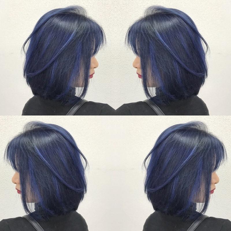 Hair color Dye/ Blue Black Dye Hair Dye / biru gelap - TikTok Shop Malaysia